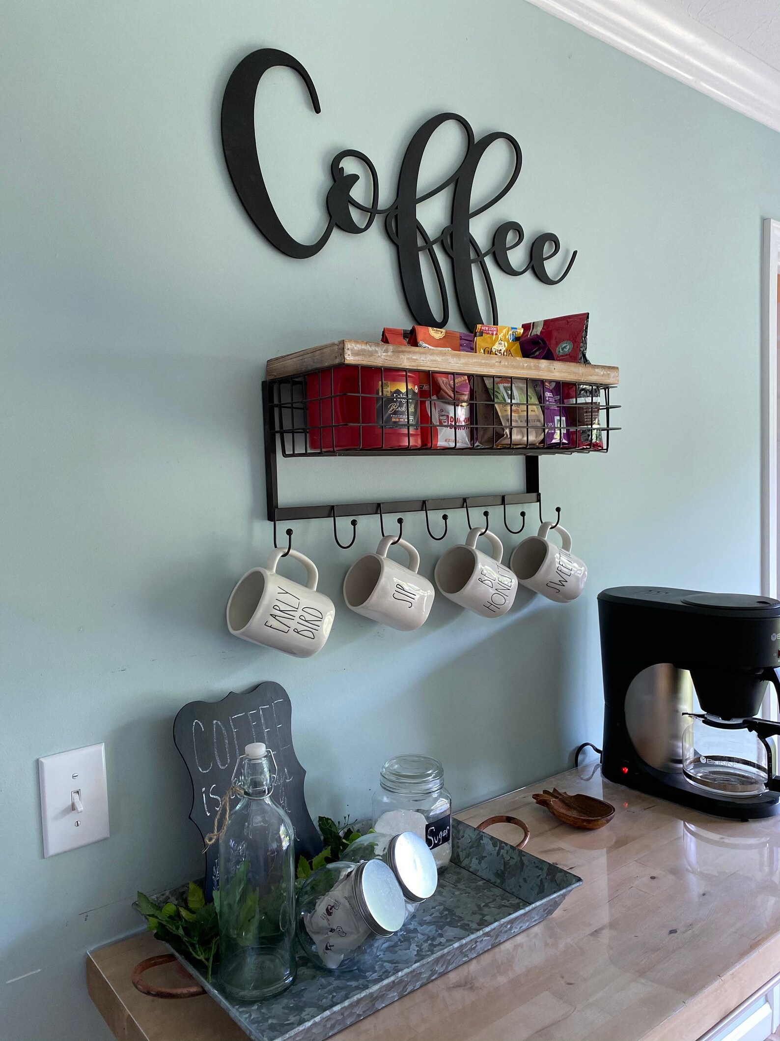 Wooden Laser Cut Coffee Sign | Coffee Sign | Wood Words | Coffee | Wood ...