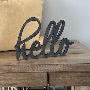 Hello Sign - Etsy
