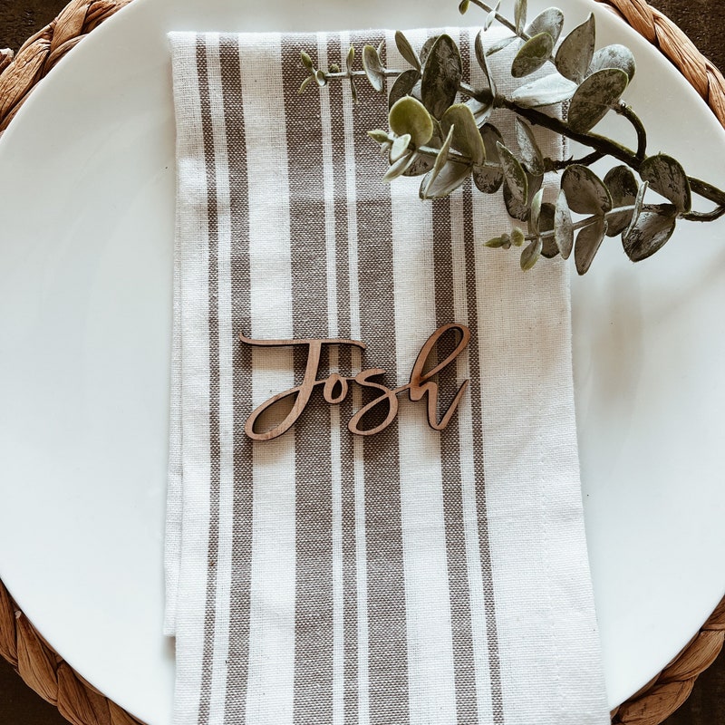 Wood Place Cards - Etsy
