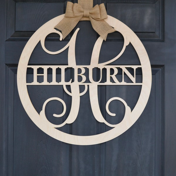 Front Door Monogram - Etsy
