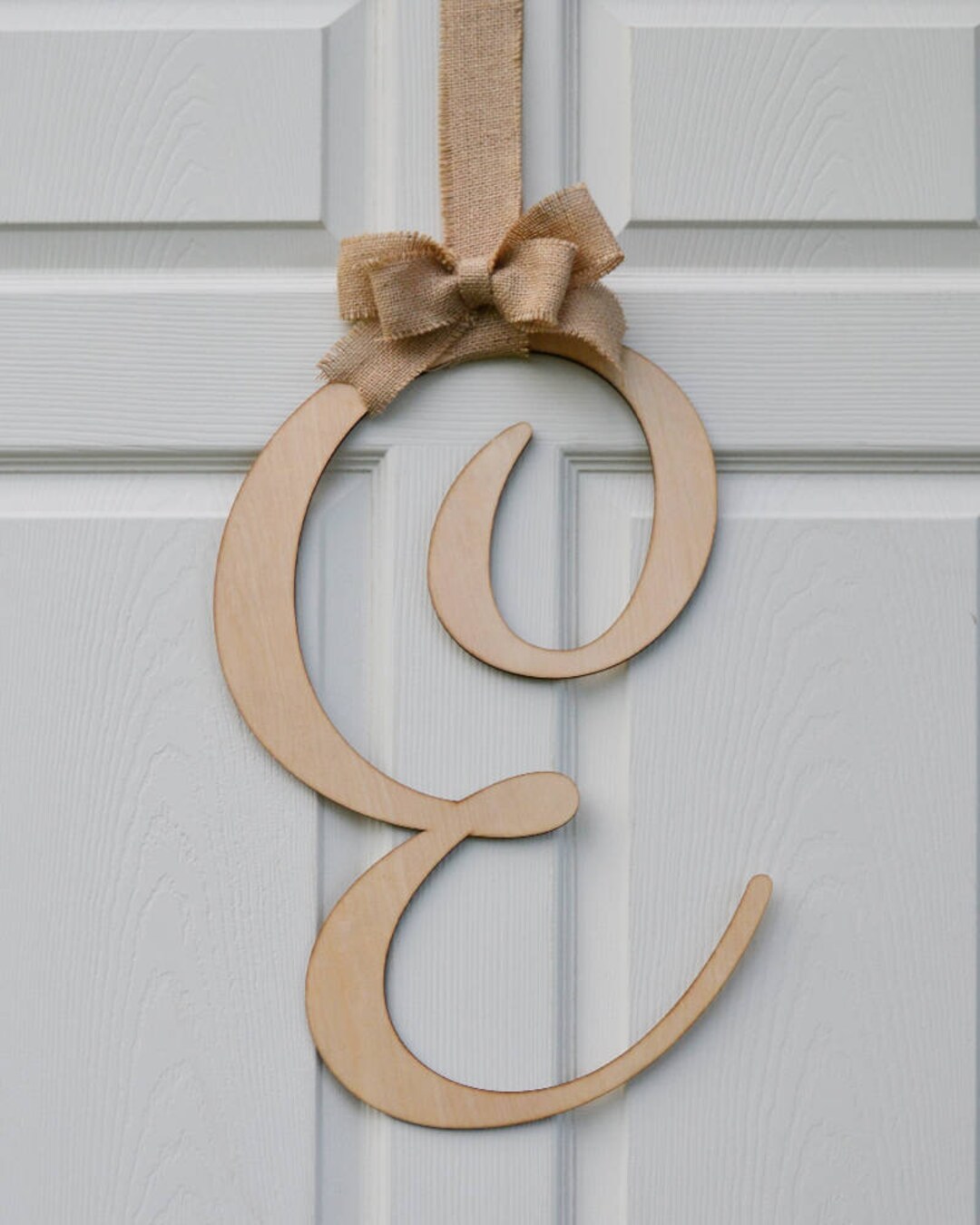 Wooden Monogram - Family Initials - Personalized - Door Hanging -home ...