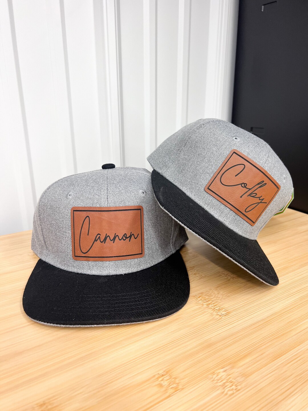 Name Hat Personalized Infant Hat Custom Kid Hat With Name Hat Leather ...