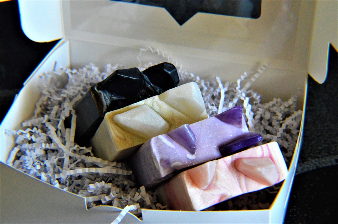 Handmade Artisan Crystal Soap / Black Tourmaline / Amethyst / - Etsy