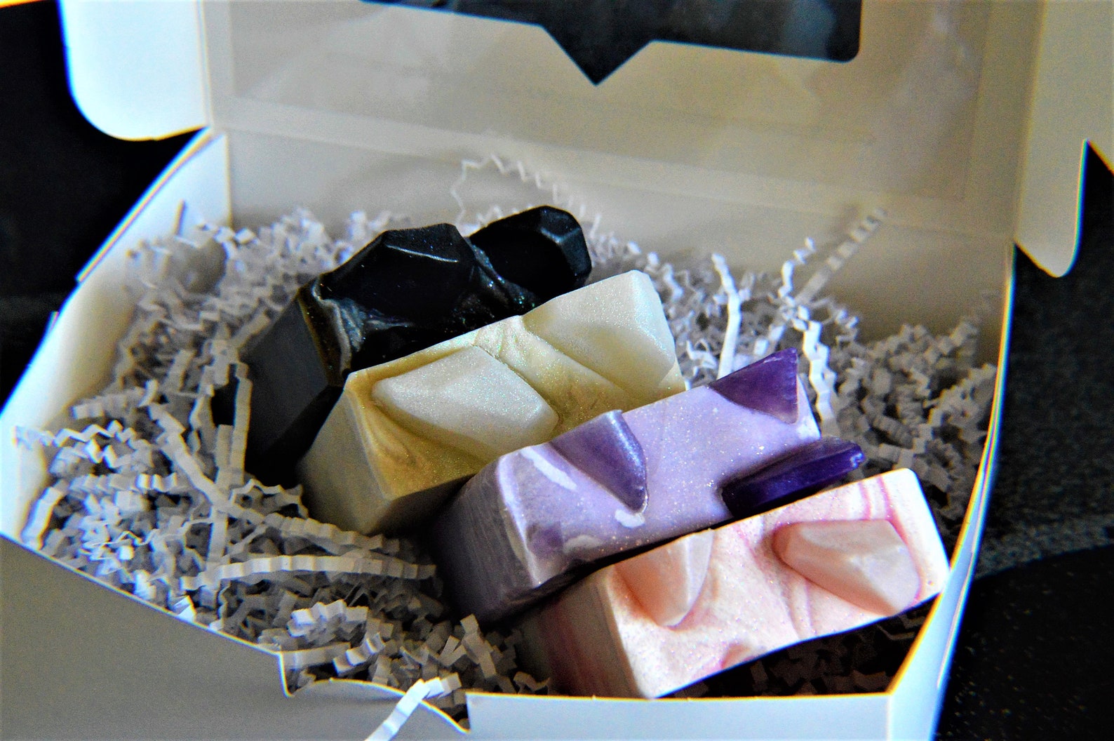Handmade Artisan Crystal Soap / Black Tourmaline / Amethyst / - Etsy