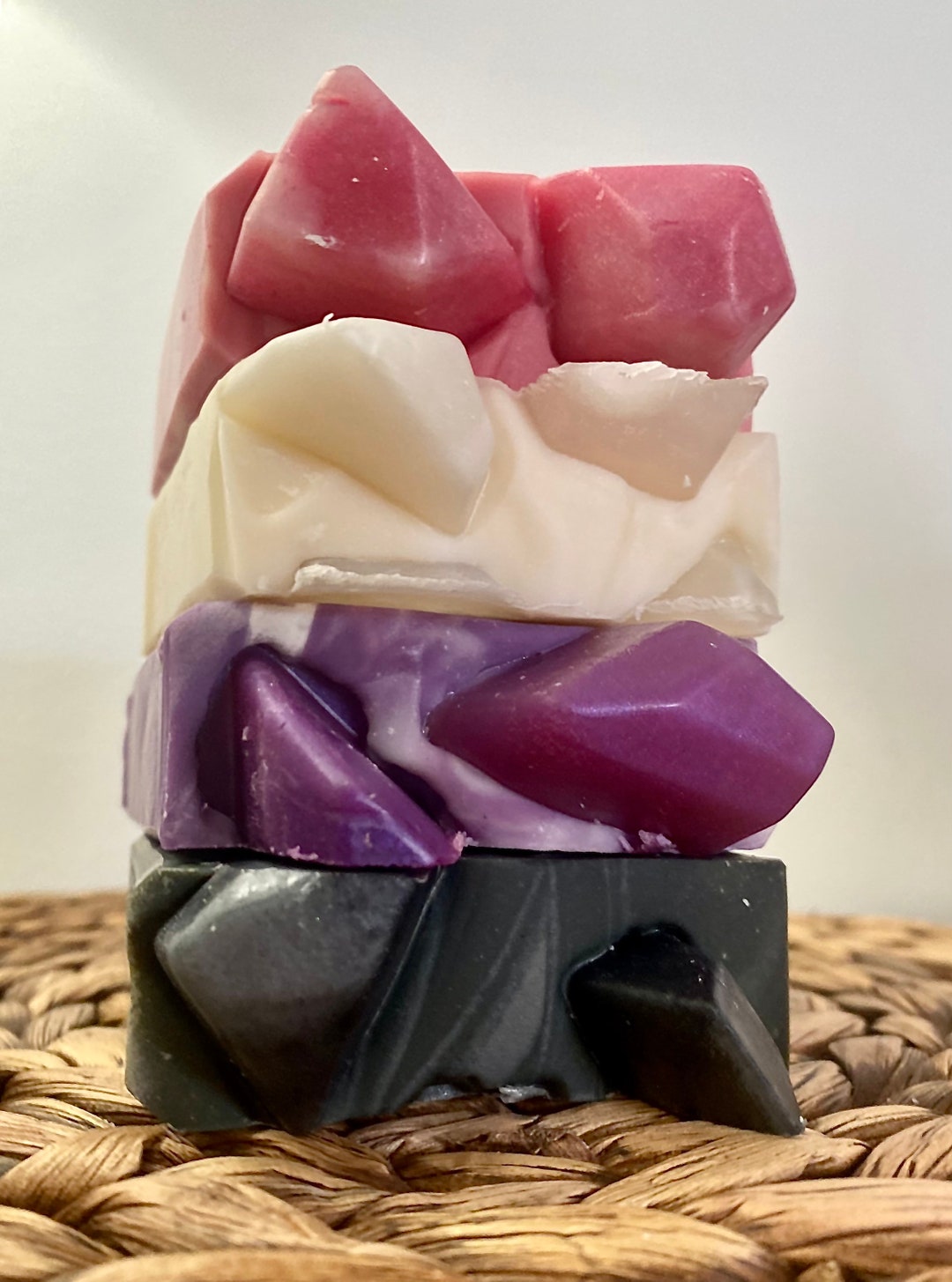 Handmade Artisan Crystal Soap / Black Tourmaline / Amethyst / Rose ...