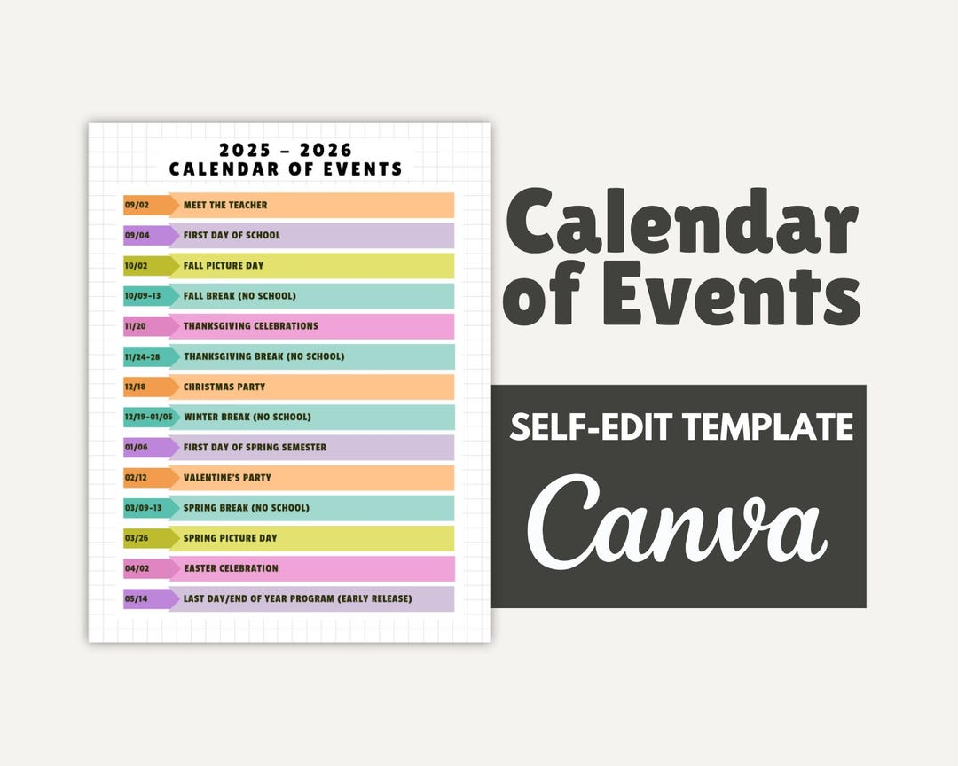 Editable Preschool Calendar TEST - Etsy