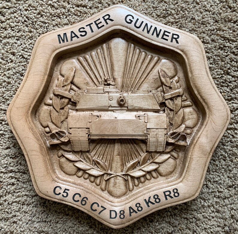16 Abrams Master Gunner Emblem | Etsy