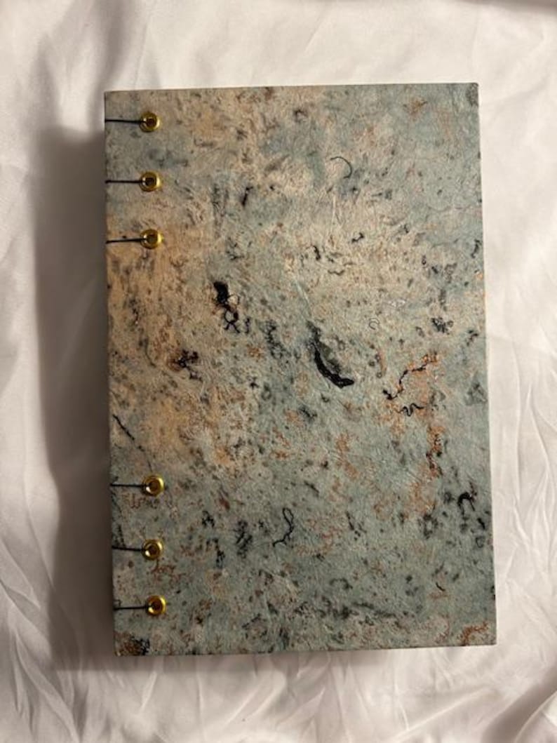 Space Dust Handbound Coptic Stitch Journal, 9" X 6" – Handmade in ...