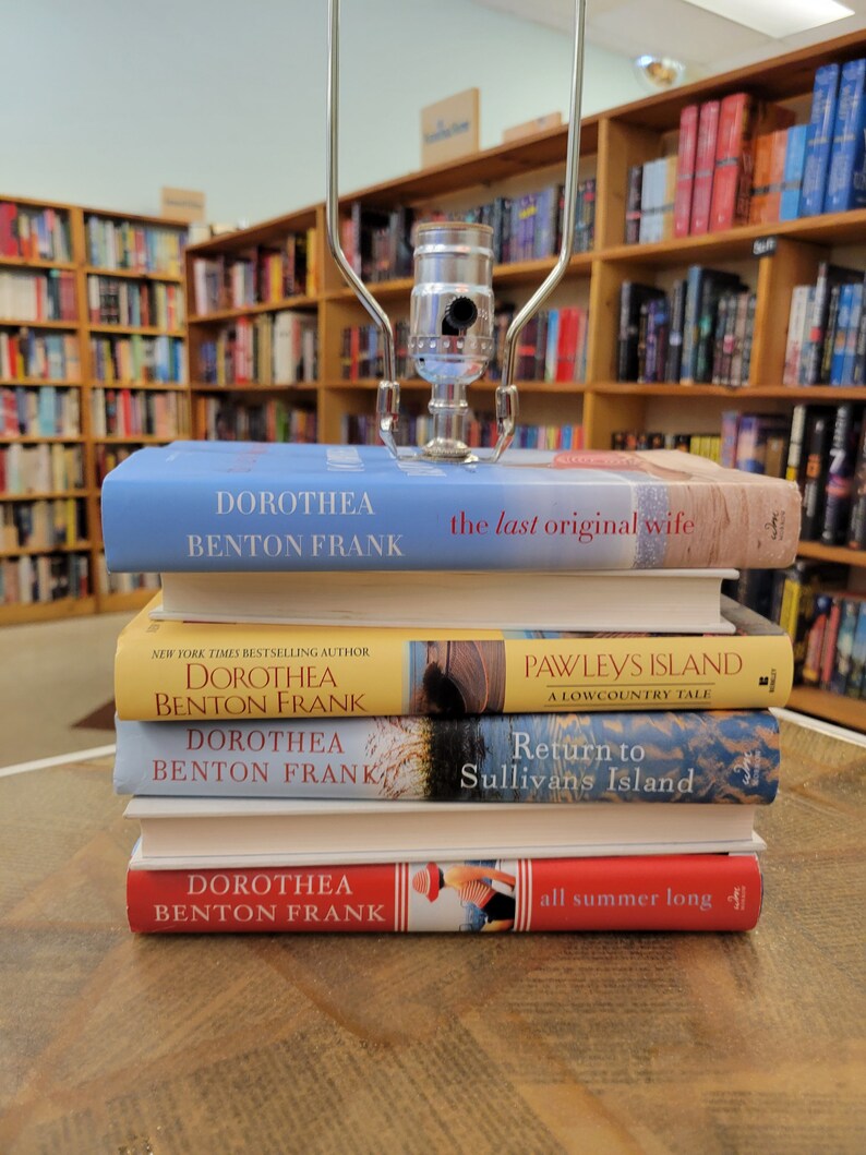 Dorothea Benton Frank Upcycled Book Lamp - Etsy