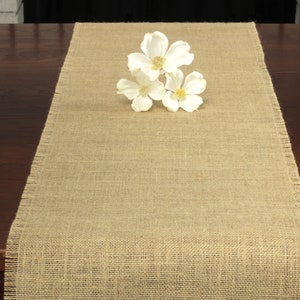 Table Runner, Burlap Table Runner, Natural Burlap, Burlap Table Runner ...