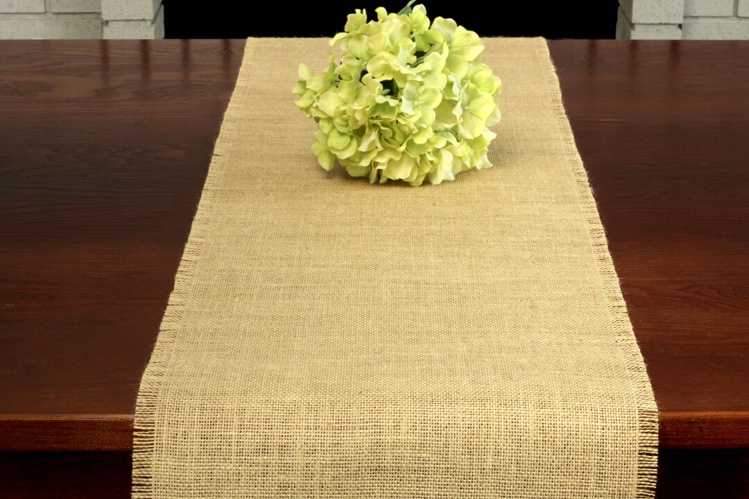 Wedding Burlap Table Runner, Wedding Table Runner, Natural Burlap ...