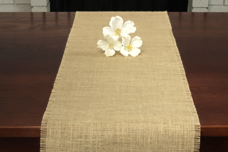 Table Runner, Burlap Table Runner, Natural Burlap, Burlap Table Runner ...