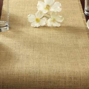 Table Runner, Burlap Table Runner, Natural Burlap, Burlap Table Runner ...
