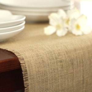 Table Runner, Burlap Table Runner, Natural Burlap, Burlap Table Runner ...