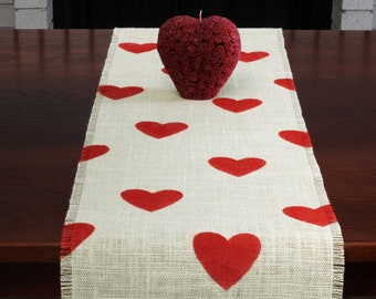 Valentine Table Runner | Etsy