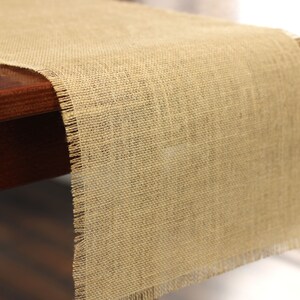 Table Runner, Burlap Table Runner, Natural Burlap, Burlap Table Runner ...