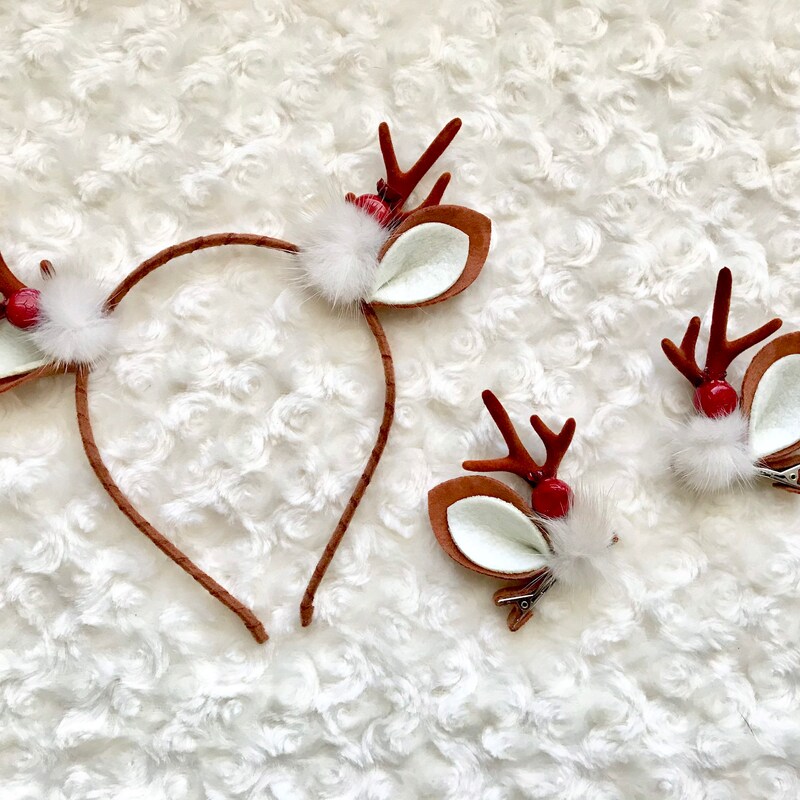 Reindeer Headbands - Etsy