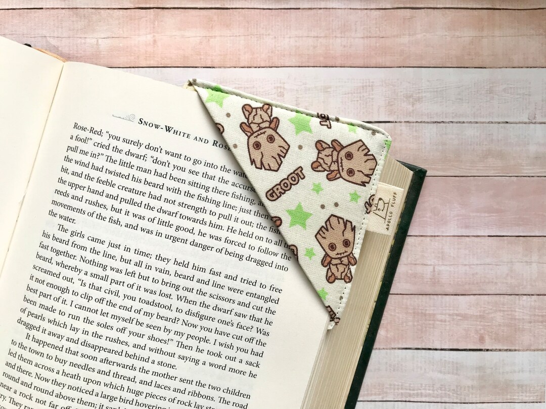 Groot Bookmark, Marvel Book Corner, Guardians of Galaxy Bookmark,fabric ...