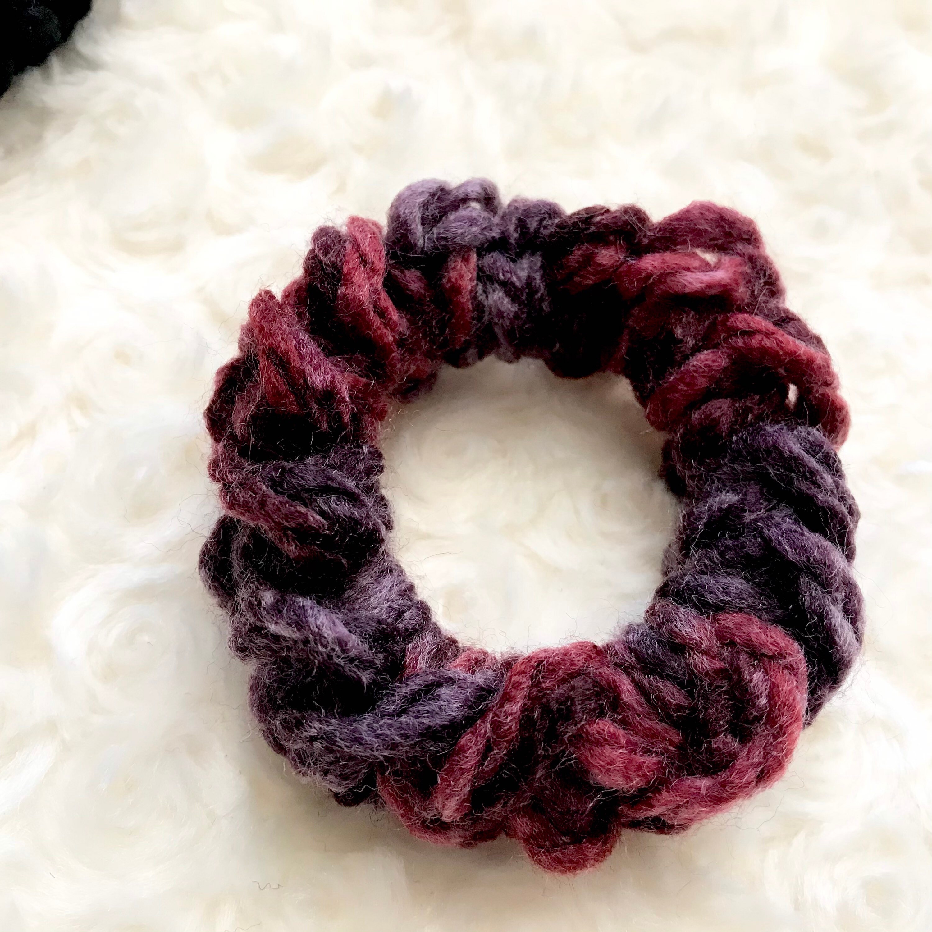 Set of 4 Yarn Crochet Scrunchies Yarn Scrunchies Scrunchies - Etsy