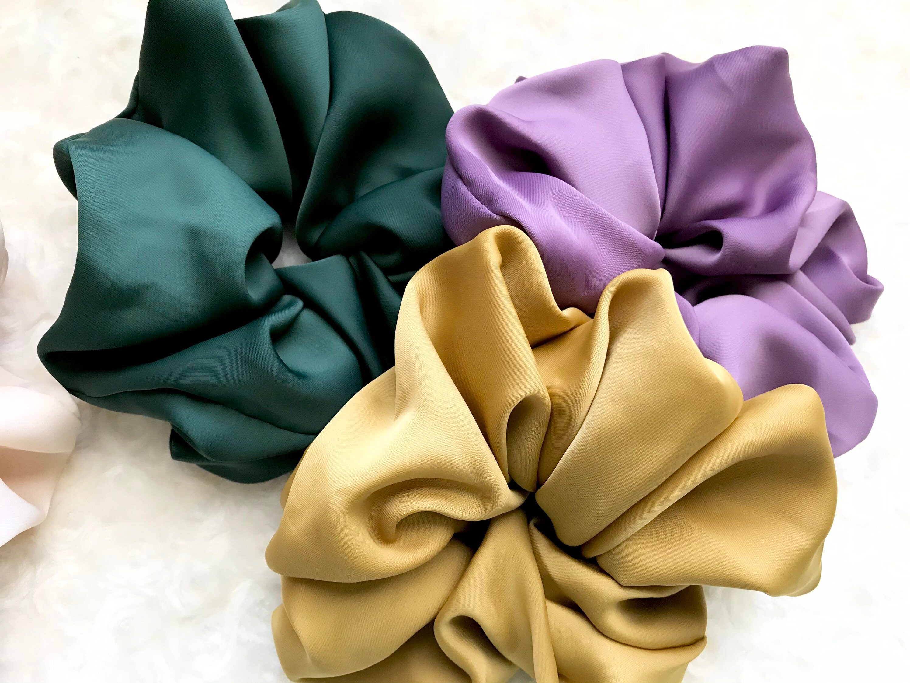 3 Jumbo Scrunchies Pack Extra Large Scrunchy Giant - Etsy Singapore