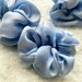 Blue Scrunchy, Organza Scrunchies,large Scrunchies,satin Scrunchies ...