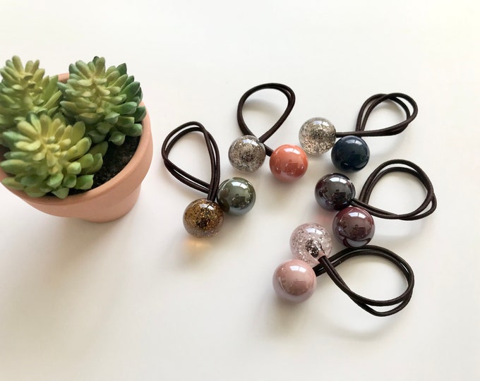 10pcs Cute Heart Hair Ties|kids Hair Ties|bubble Hair Elastic for Kids ...