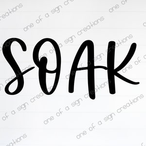 Relax, Soak, Unwind, SVG, JPG, PNG, Digital File, Cutting File - Etsy