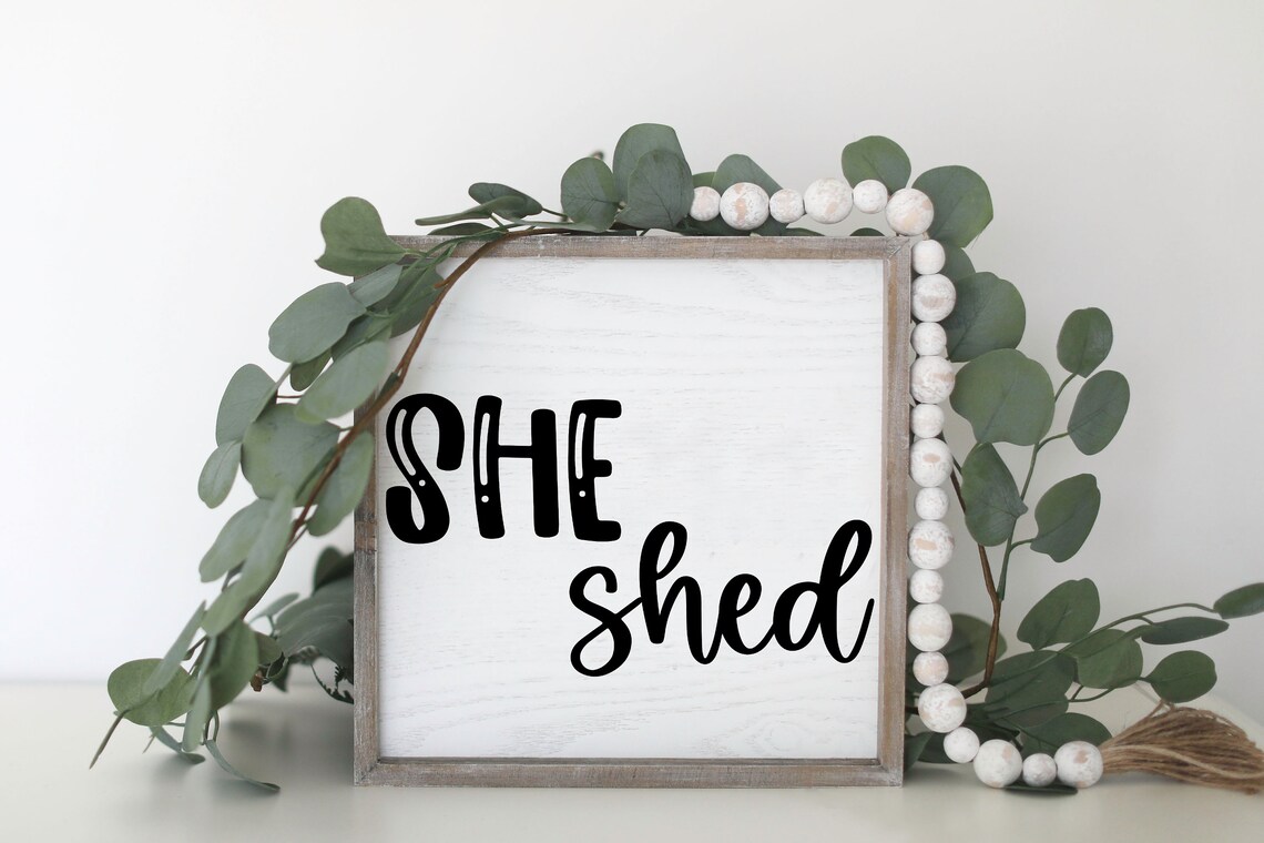 She Shed SVG, JPG, PNG, Digital File, Cutting File - Etsy