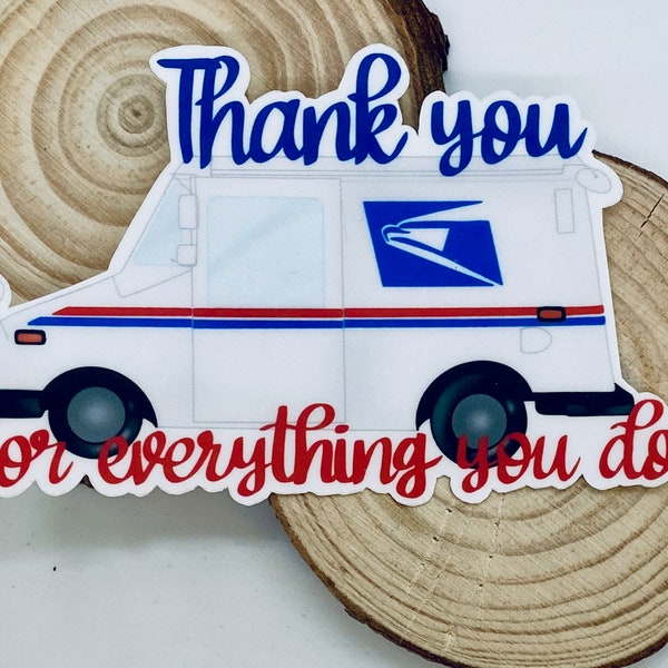 Mail Carrier Decal - Etsy