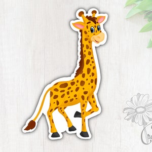 Giraffe Sticker Decal Laptop Sticker Gift - Etsy