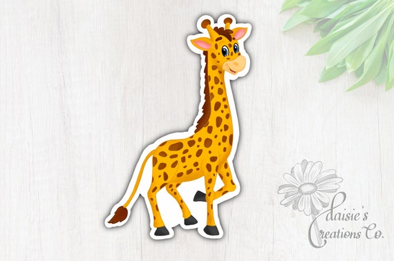 Giraffe Sticker Decal Laptop Sticker Gift | Etsy