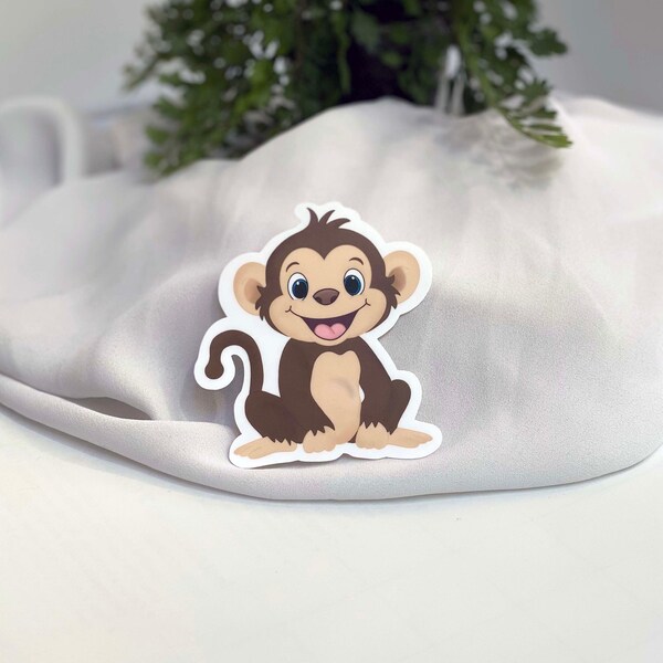 Monkey Laptop Decal - Etsy
