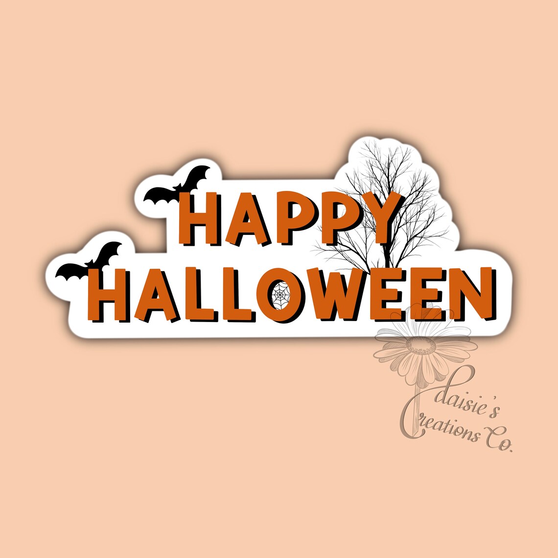 Happy Halloween Sticker / Decal / Laptop Sticker/ Gift - Etsy