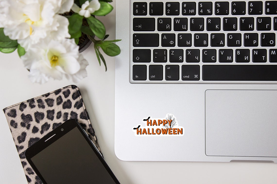 Happy Halloween Sticker / Decal / Laptop Sticker/ Gift - Etsy