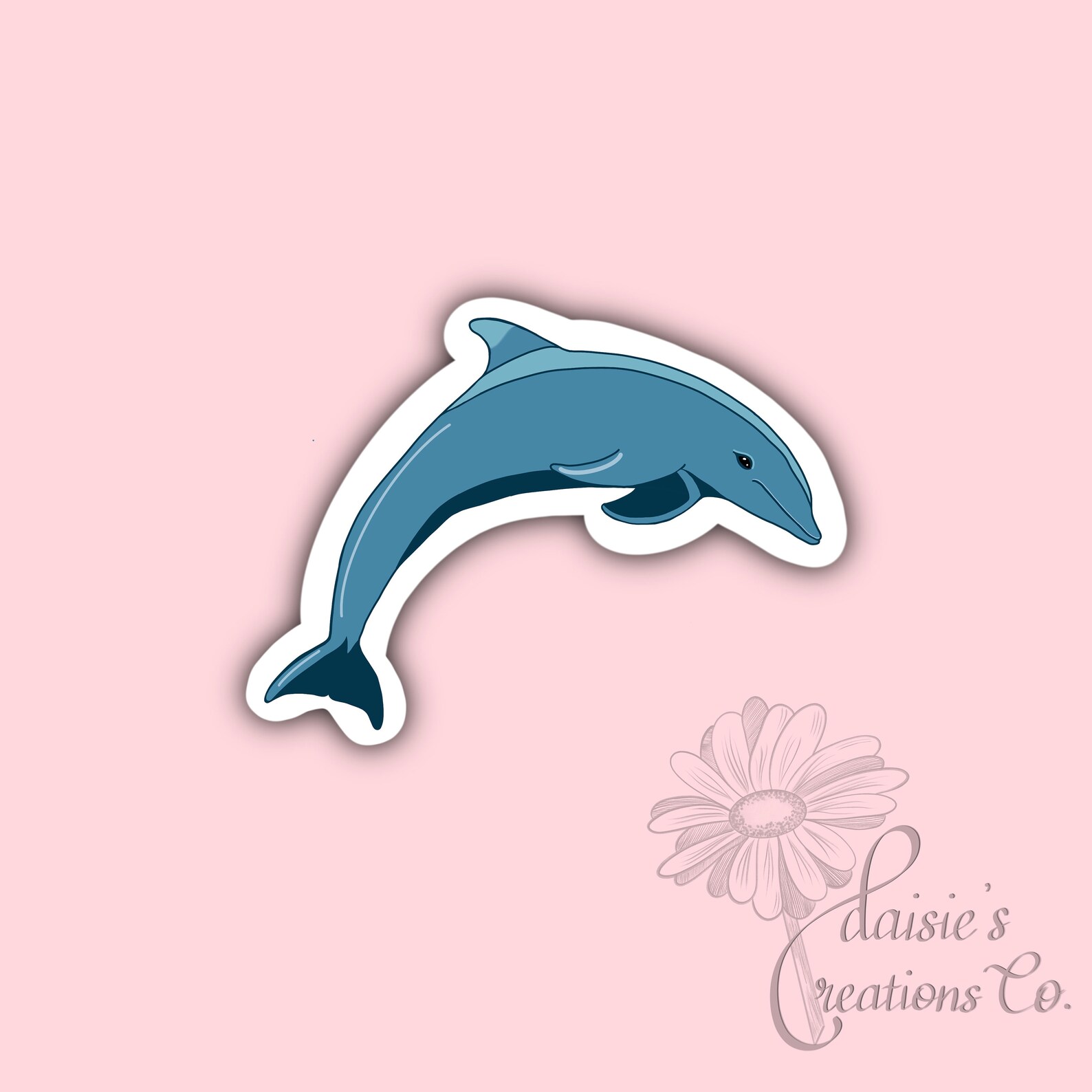 Dolphin Sticker Decal Laptop Sticker Gift - Etsy