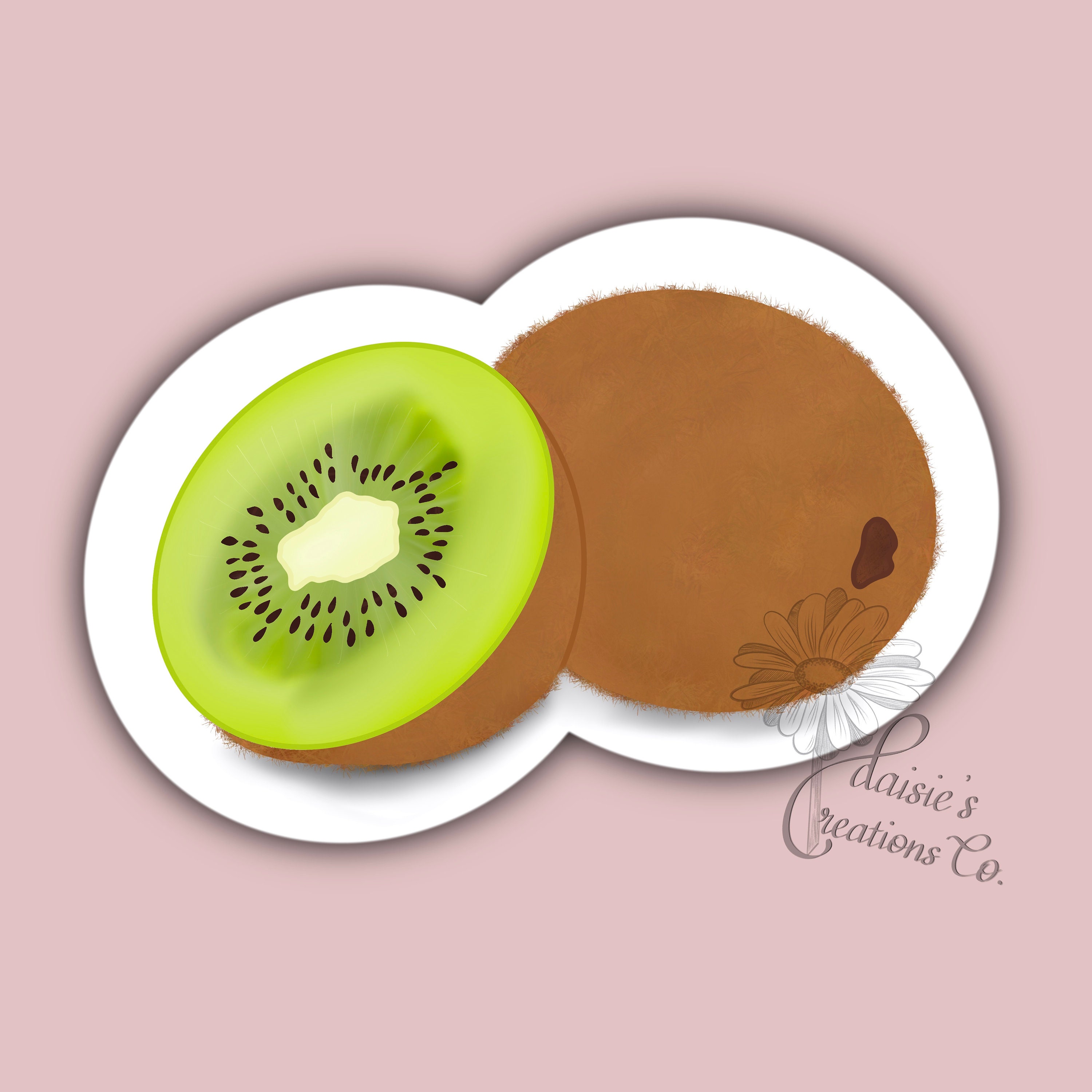 Kiwi Sticker Vinyl Sticker Decal Laptop Decal Gift - Etsy