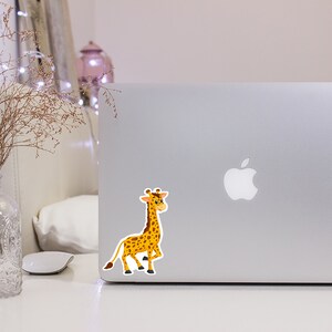 Giraffe Sticker Decal Laptop Sticker Gift - Etsy
