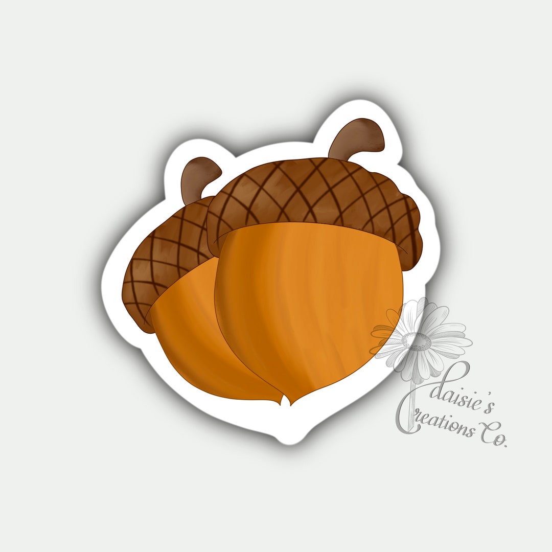 Acorn Sticker / Fall Sticker / Vinyl Sticker / Laptop Sticker/ Gift - Etsy