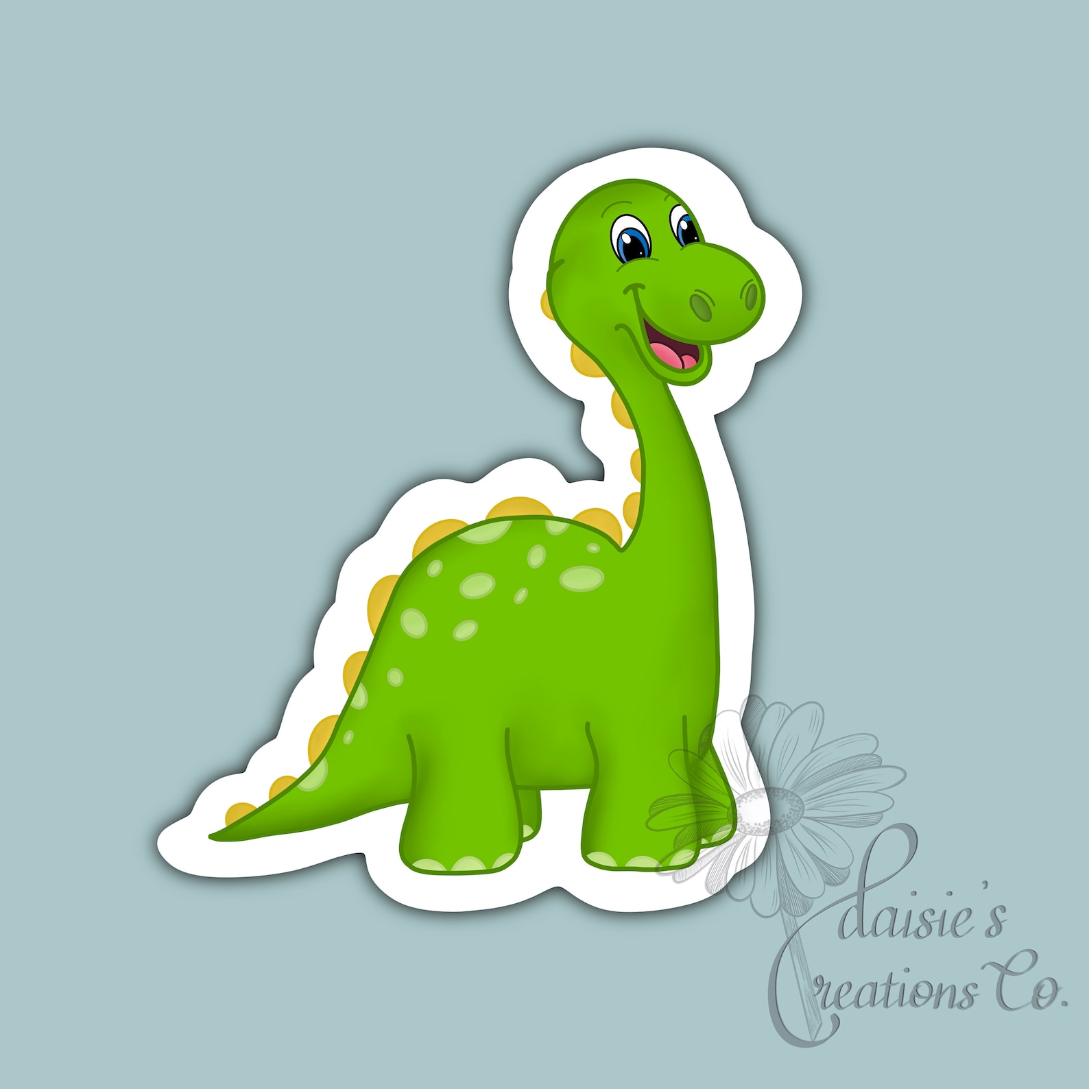 Dinosaur Sticker Decal Laptop Sticker Gift | Etsy