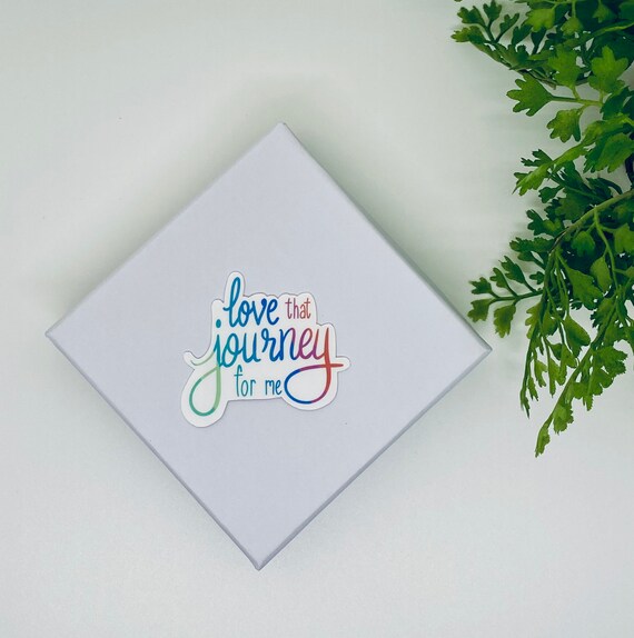 Love That Journey Decal Laptop Sticker Vinyl Sticker | Etsy