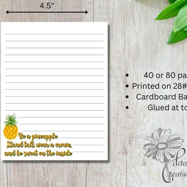 Pineapple Notebook - Etsy