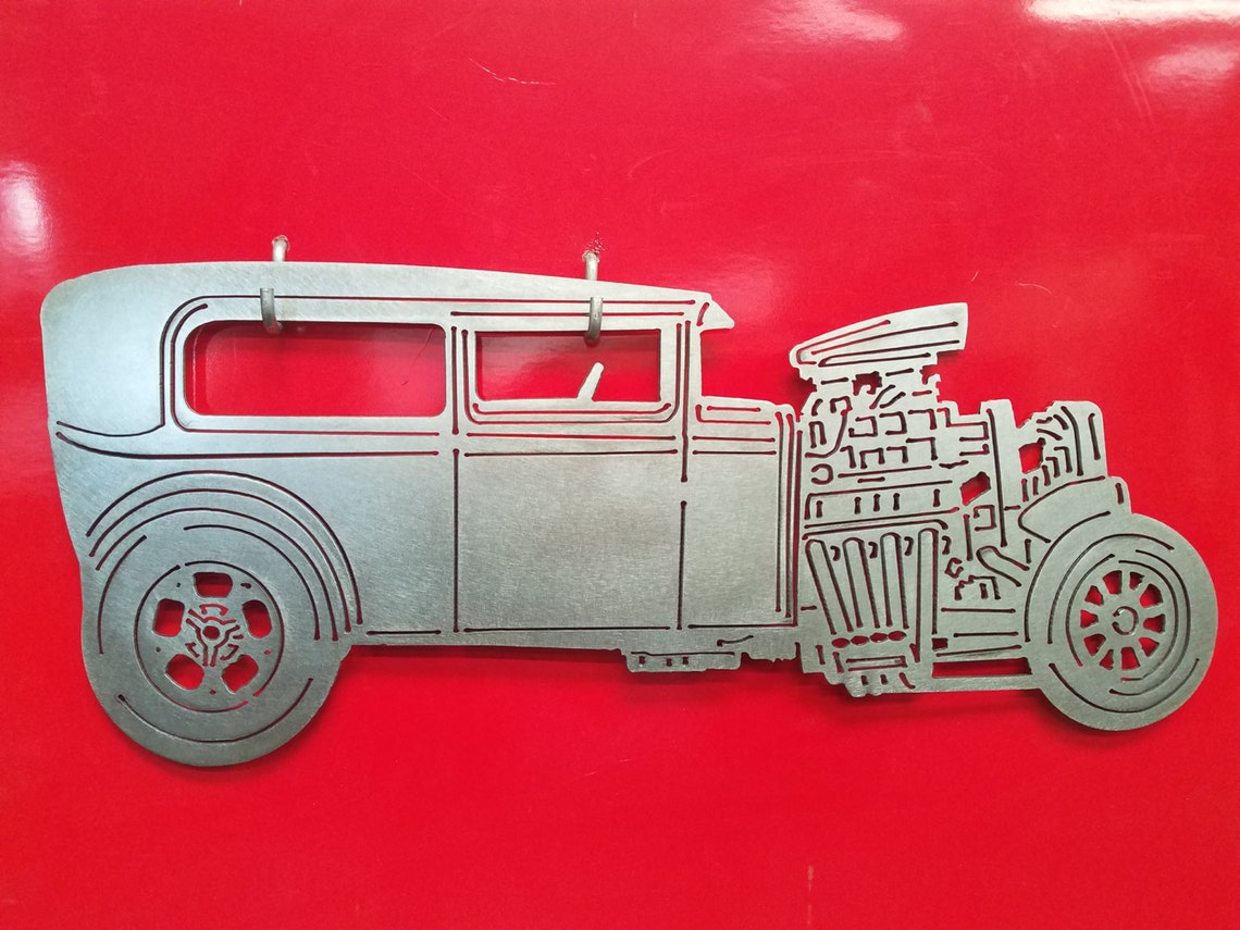 1931 Model A Hot Rod Metal Art - Etsy