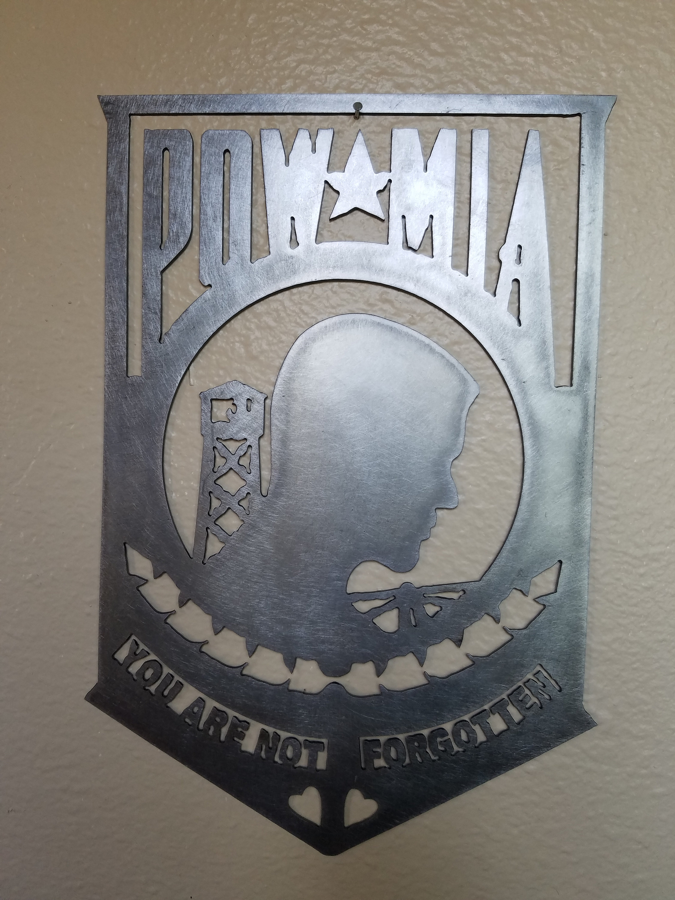 POW MIA Metal Art - Etsy