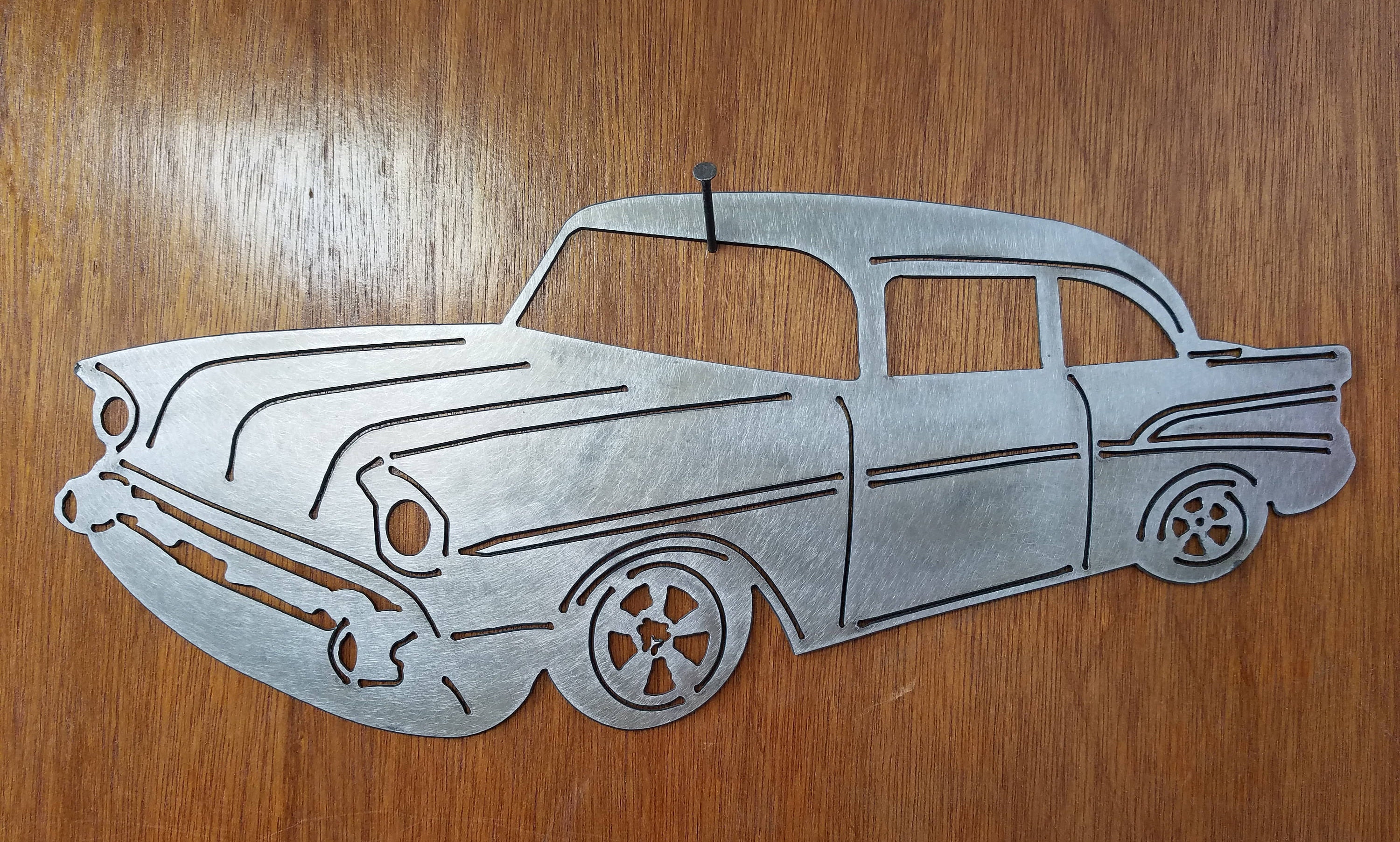 1957 Chevy Metal Art - Etsy