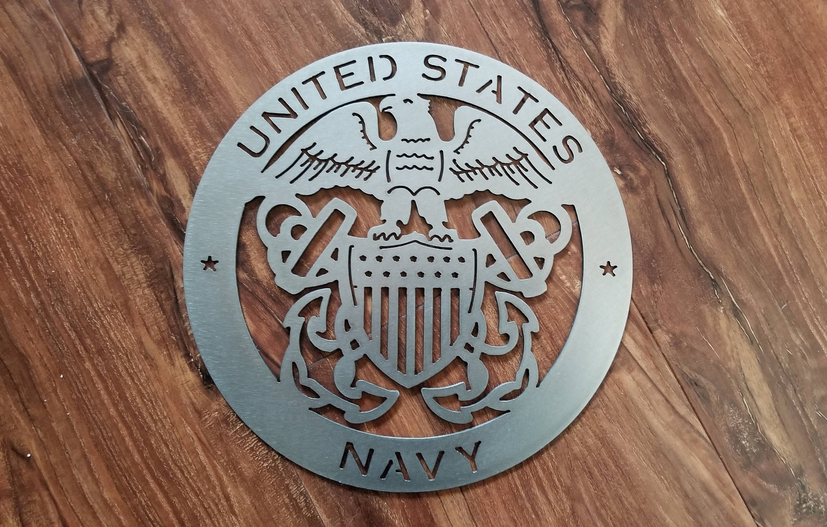 United States Navy Metal Art - Etsy