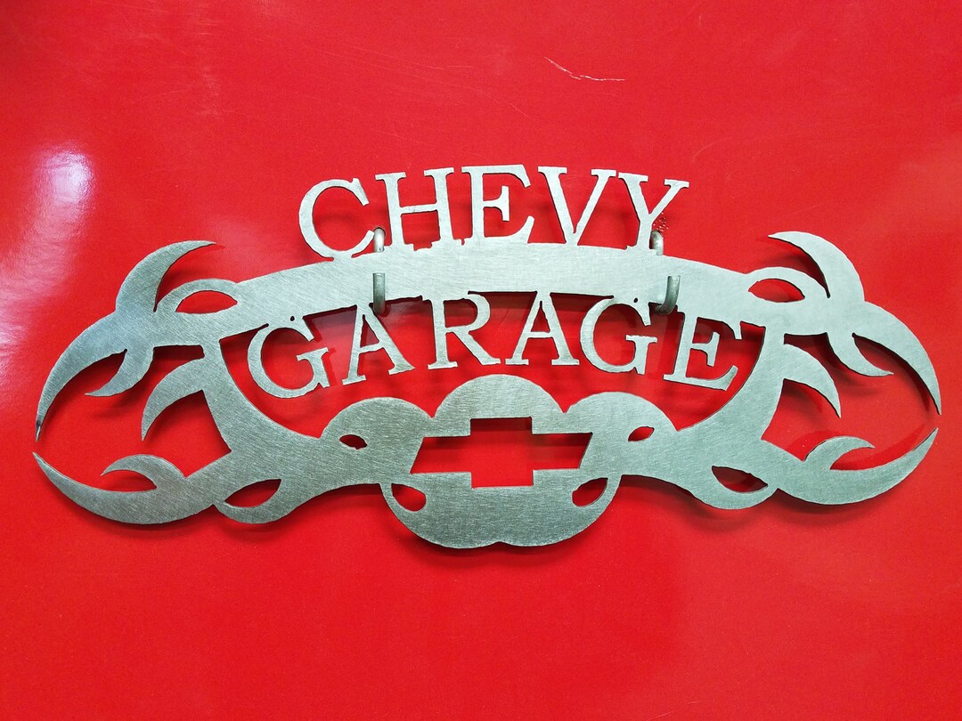 Chevy Garage Metal Art - Etsy