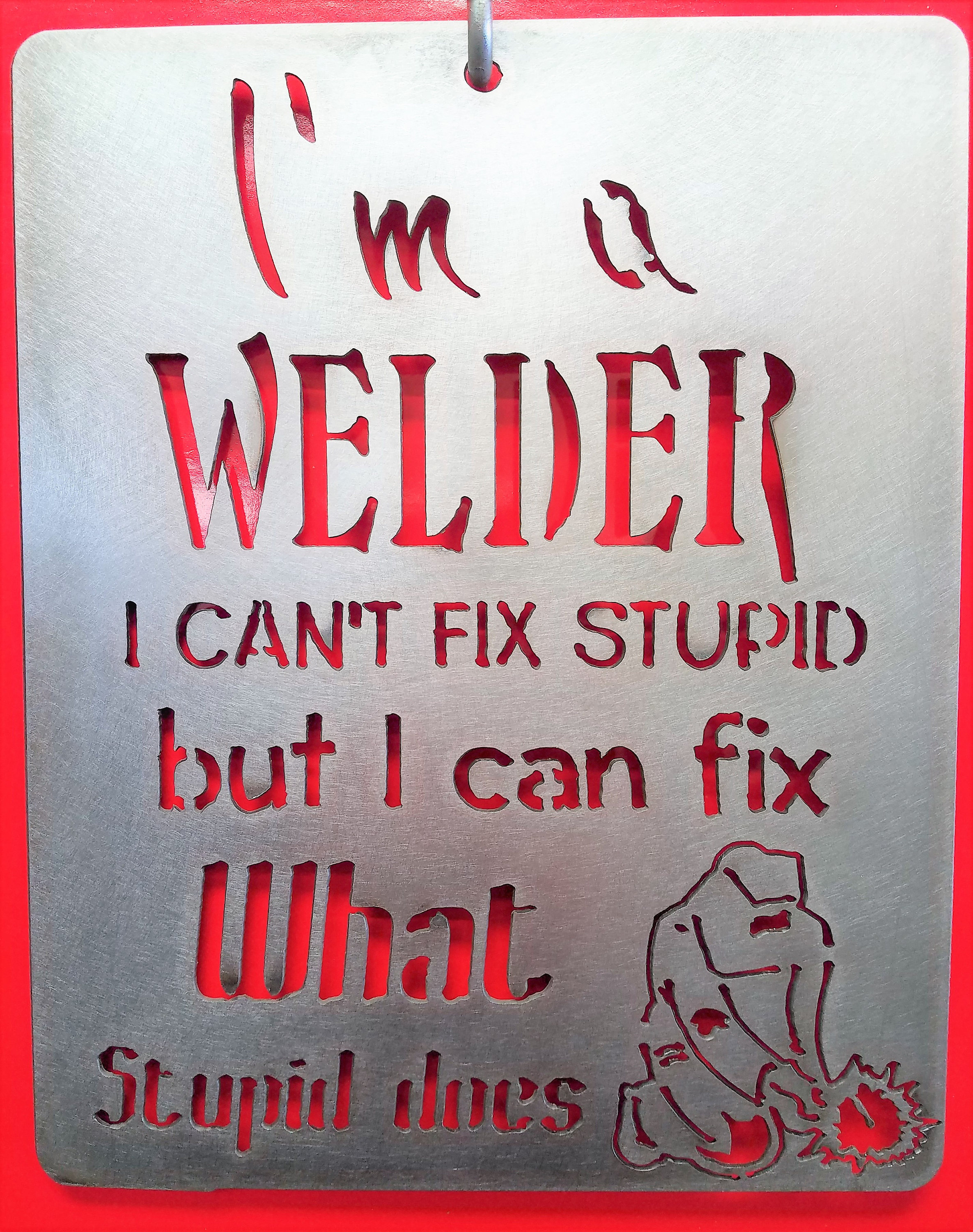 Welder Metal Sign - Etsy