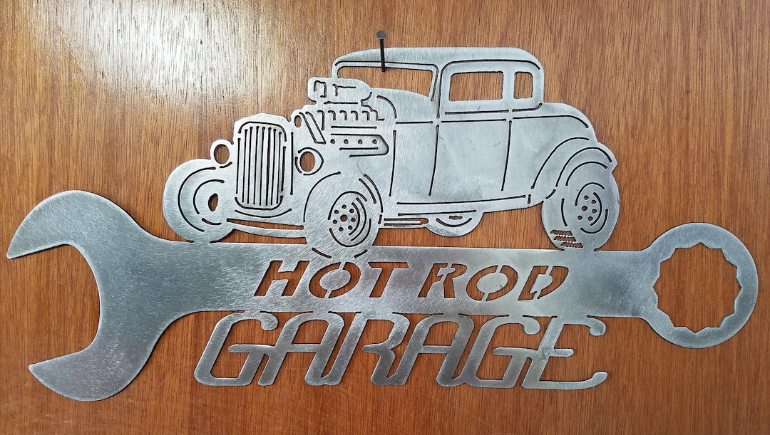 1932 Ford Hot Rod Garage Metal Art - Etsy