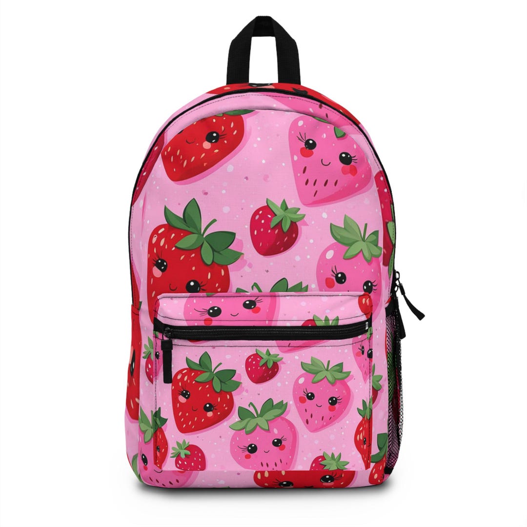 Strawberries Backpack - Etsy