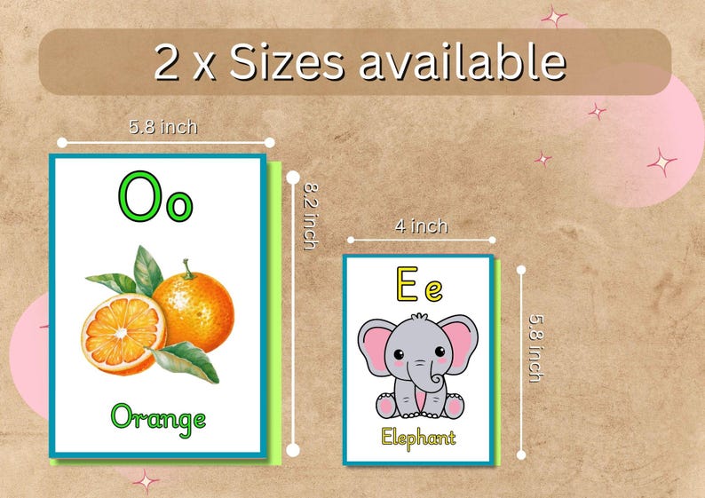 Alphabet Cards Montessori Learning Materials for Homeschool, Preschool ...